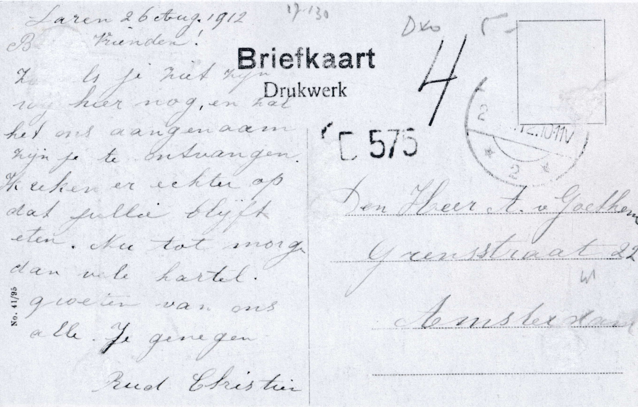 Historische Kring Laren94 Groet uit Laren achterzijde historische-kring-laren94-groet-uit-laren-achterzijde